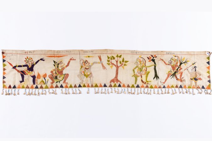 Iconic monkey heroes: Narrative embroidery from Negara E097485 - The ...