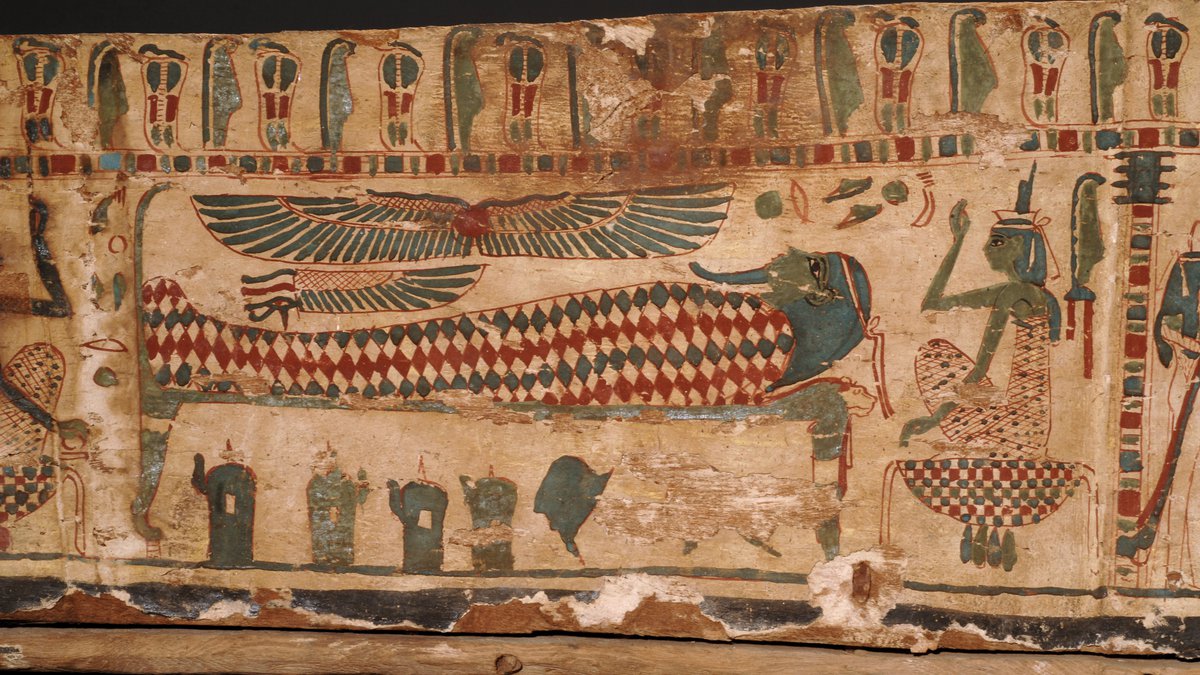 Yellow coffin from Akhmim - The Australian Museum Blog