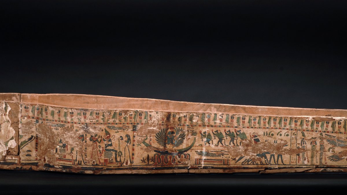 Yellow coffin from Akhmim - The Australian Museum Blog