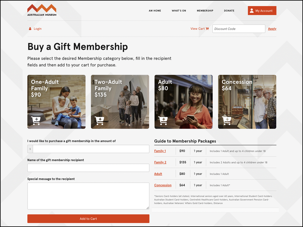 Gift Membership - The Australian Museum