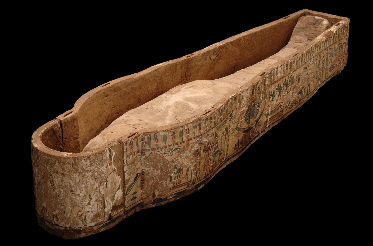 Yellow coffin from Akhmim - The Australian Museum Blog