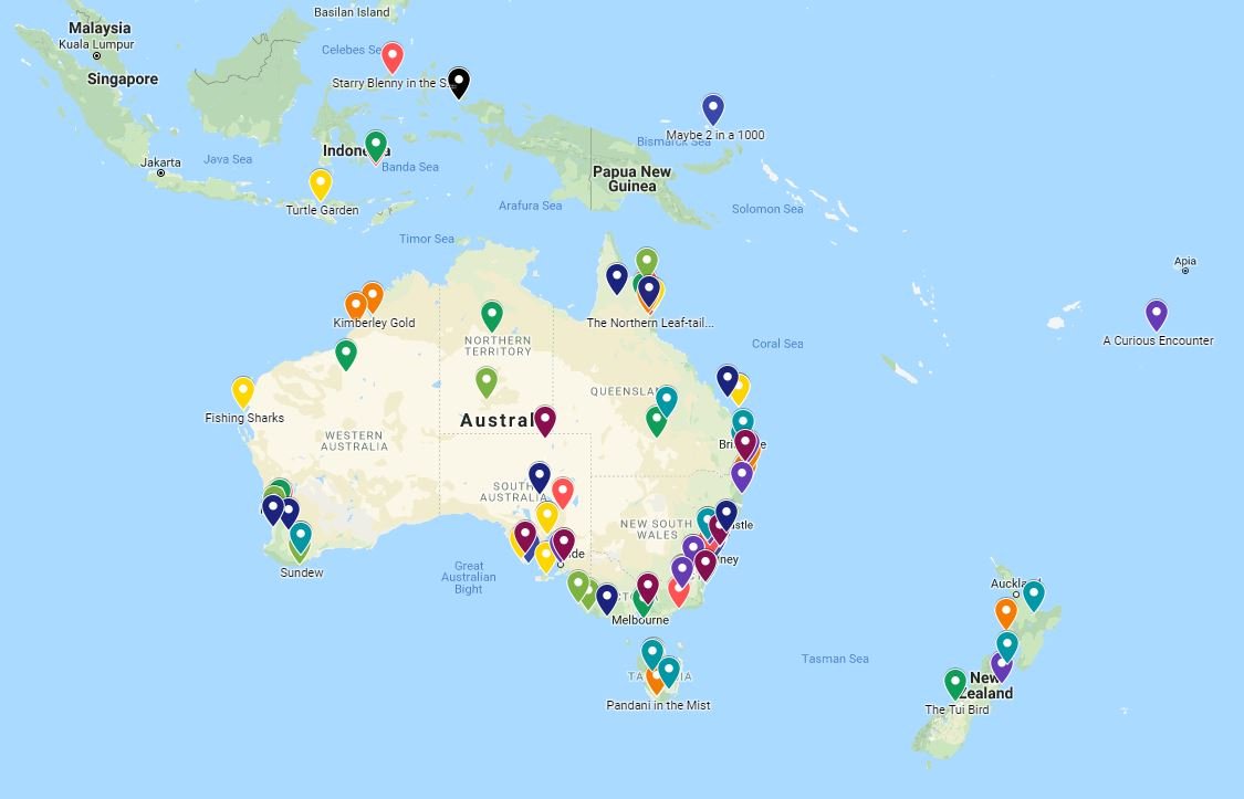 Interactive map: Finalist images of the Australian Geographic Nature ...