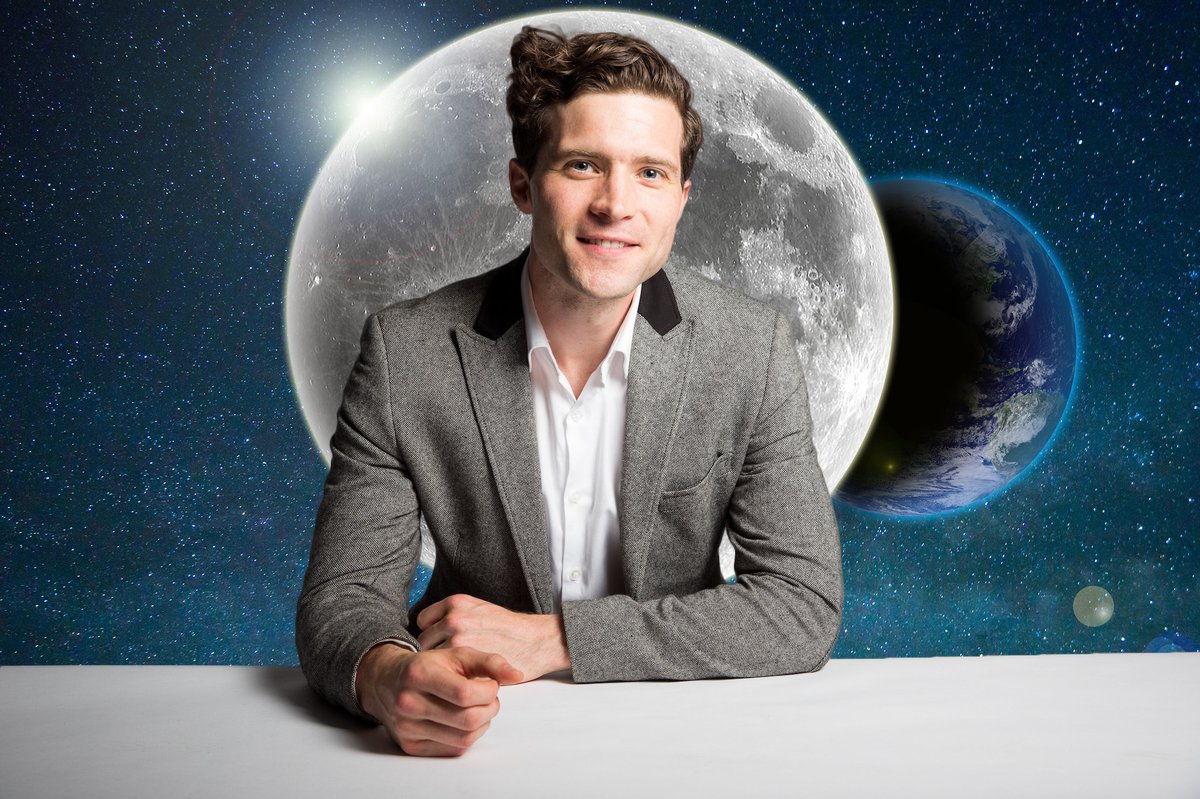 Astrophysicist Professor Alan Duffy on the Moon at the Australian ...